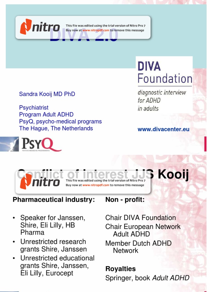 "DIVA 2.0: Adult ADHD Diagnostic Tool" | PDF