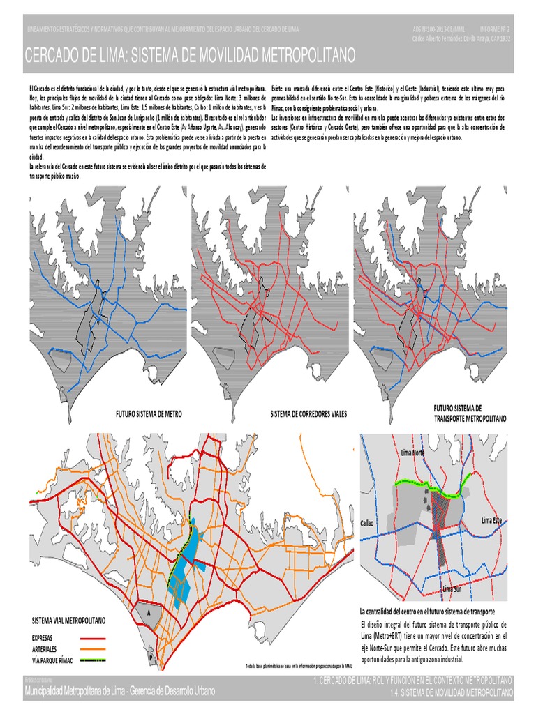 Sistema Vial - Lima | PDF | Transporte | Economias