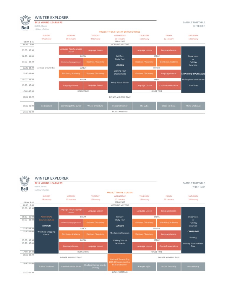 Winter 2024 - ST Albans - Timetable 649308415c923 | PDF | Lunch | Edinburgh