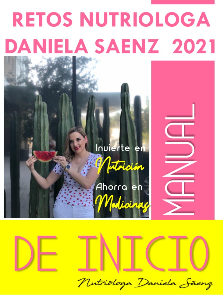 Manual de Inicio Reto Marzo 2021 Nutriologa Daniela Saenz Paez | PDF | Alimentos | Cilantro