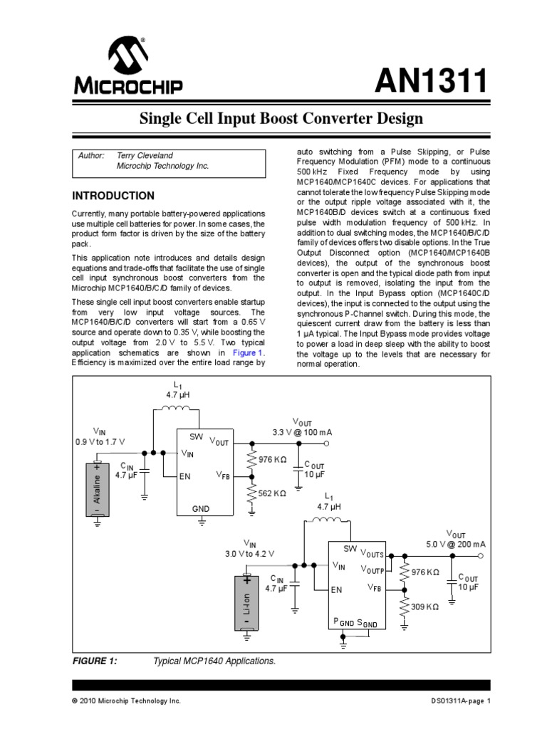MCP1640 | PDF | Computers