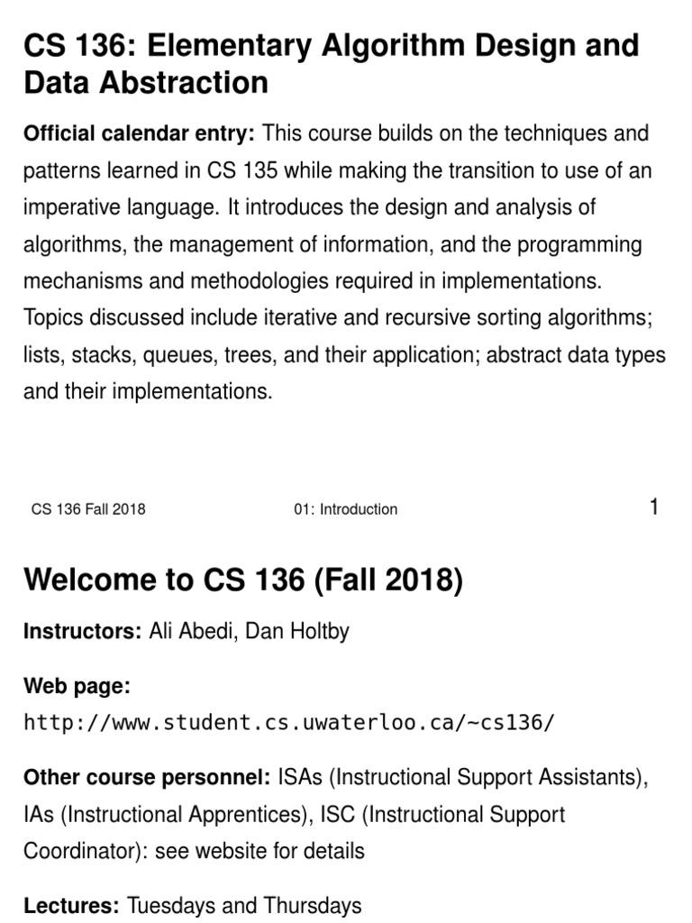 Cs136 Post | PDF | Parameter (Computer Programming) | Input/Output