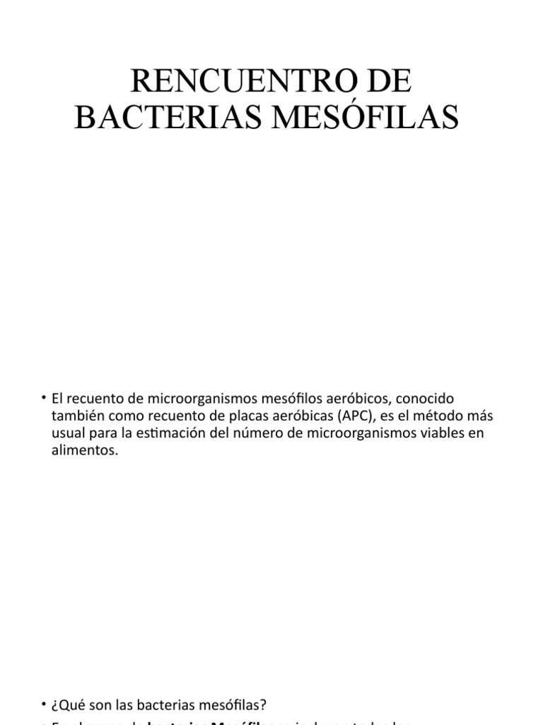 Rencuentro de Bacterias Mesófilas Expocicion Microbologia | PDF