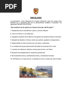 Decálogo y Porra del IPN: Valores y Orgullo | PDF
