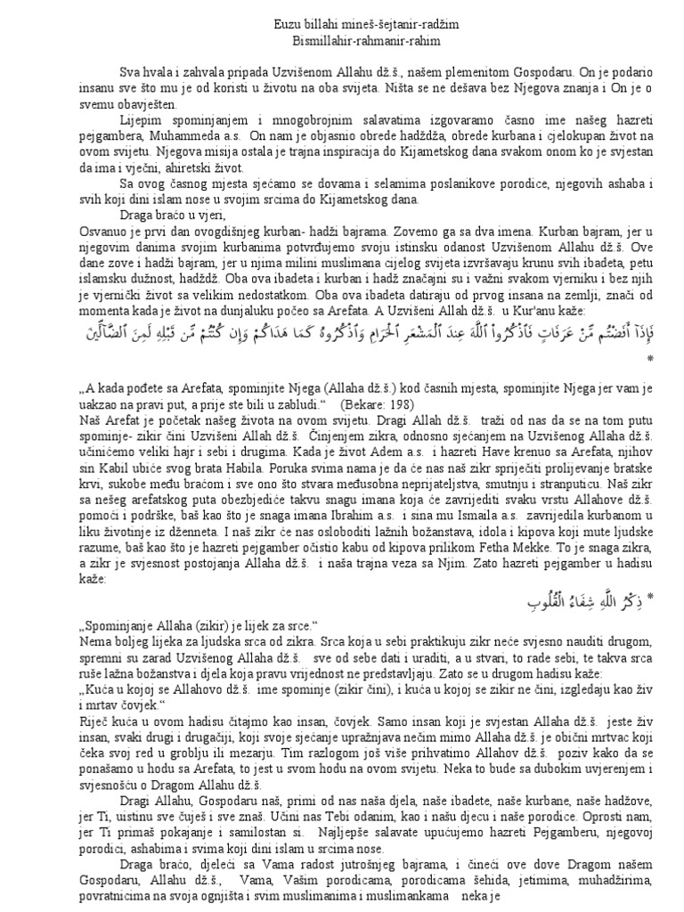 Kurban Bajram Quotes