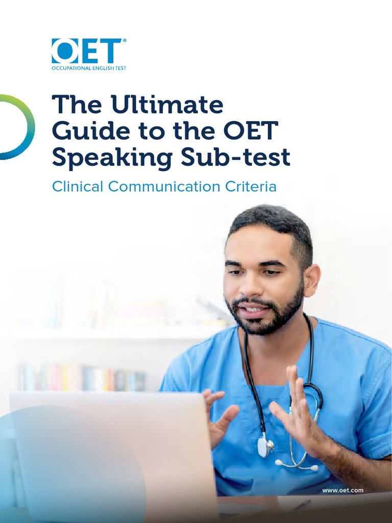 OET Speaking Guide Part 2 Clinical Communication | Download Free PDF ...