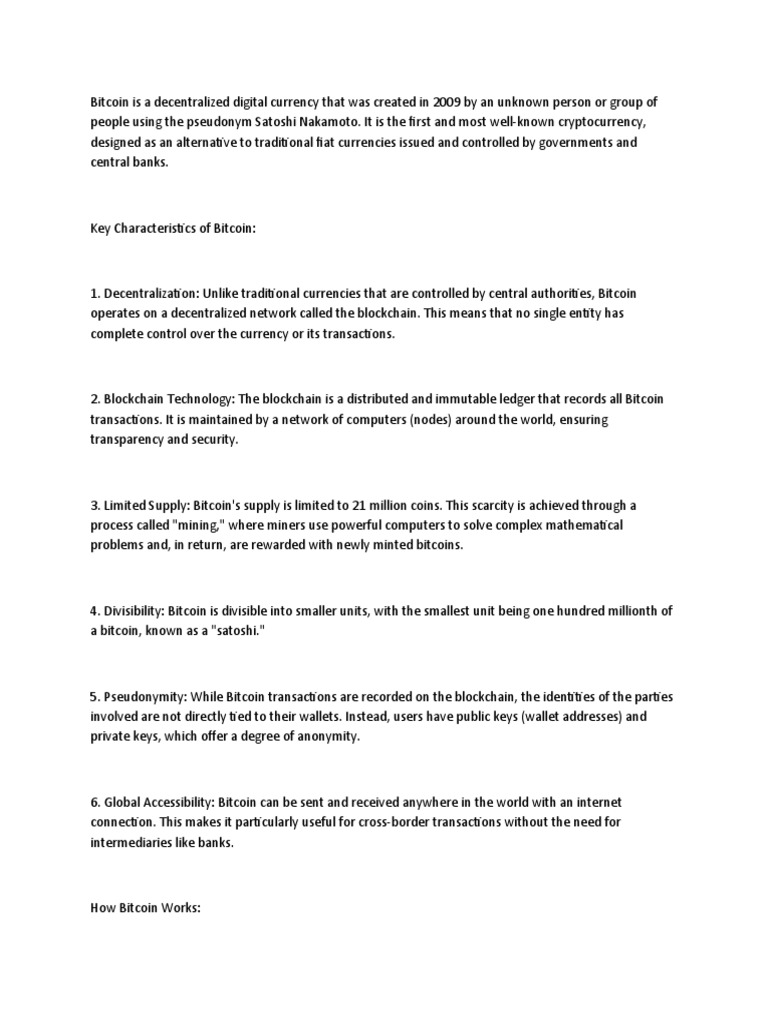 Bitcoin | PDF | Bitcoin | Cryptocurrency