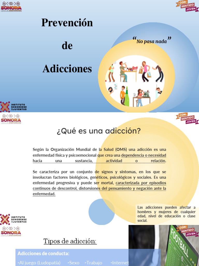 Prevención de Adicciones: Guía Completa | PDF | Despachador de drogas ...