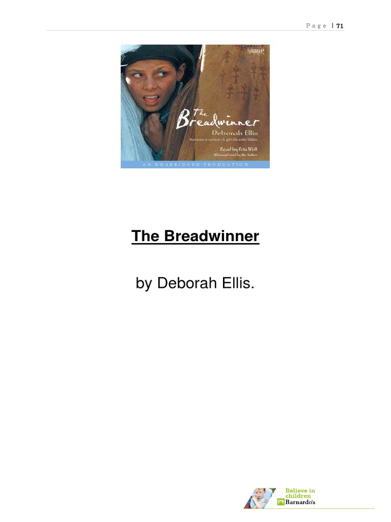 The Breadwinner: Novel Study Guide | PDF | Thought