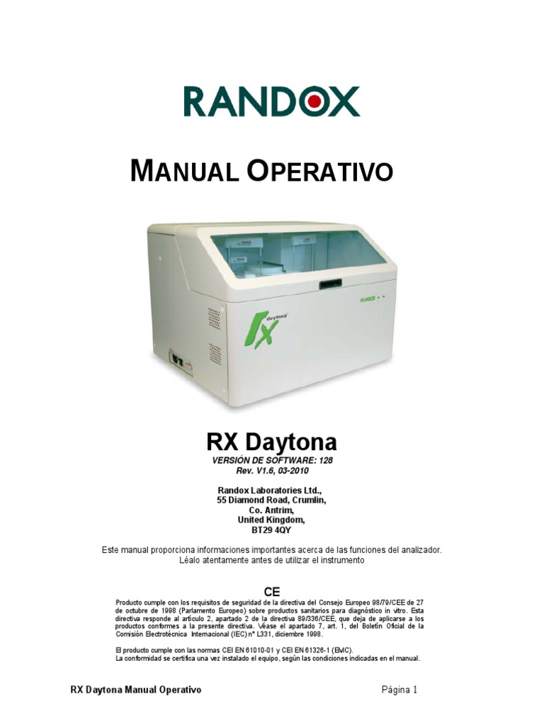 D-Ex-008 - RX Daytona. Manual Operativo | PDF
