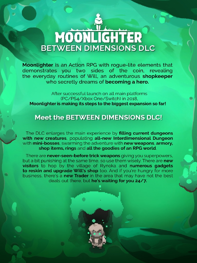 Moonlighter Between Dimensions DLC - Fact Sheet | PDF