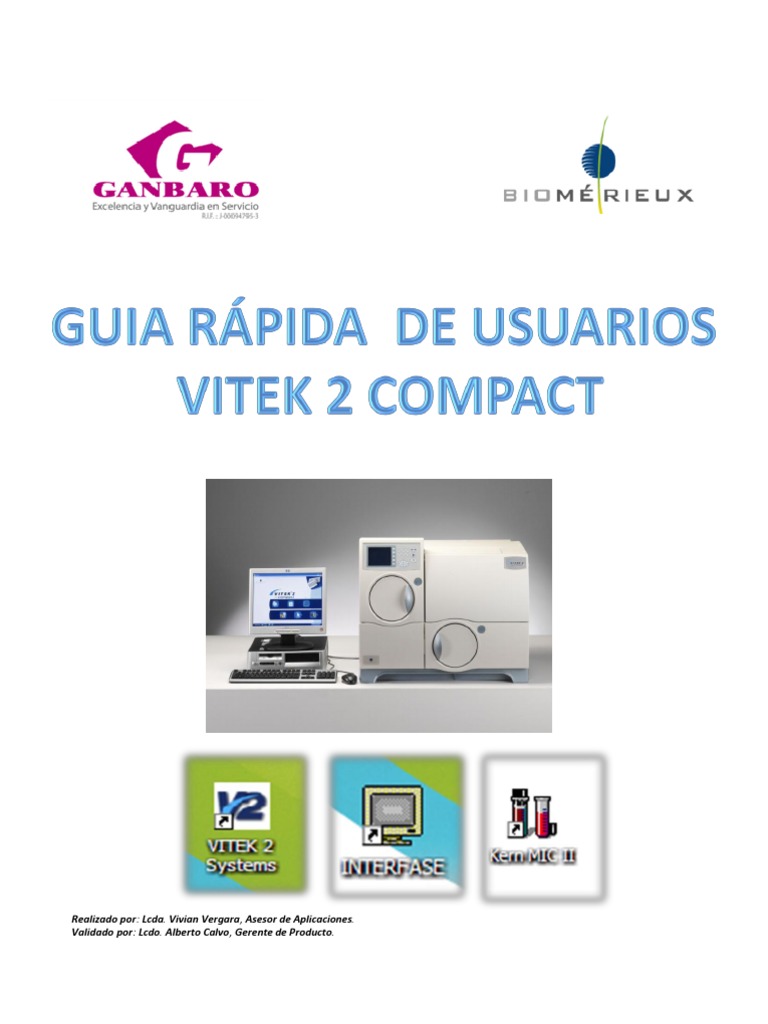 D-EX-038 Guía Rápida de Procedimientos Usuarios Vitek2Compact2 | PDF | Informática