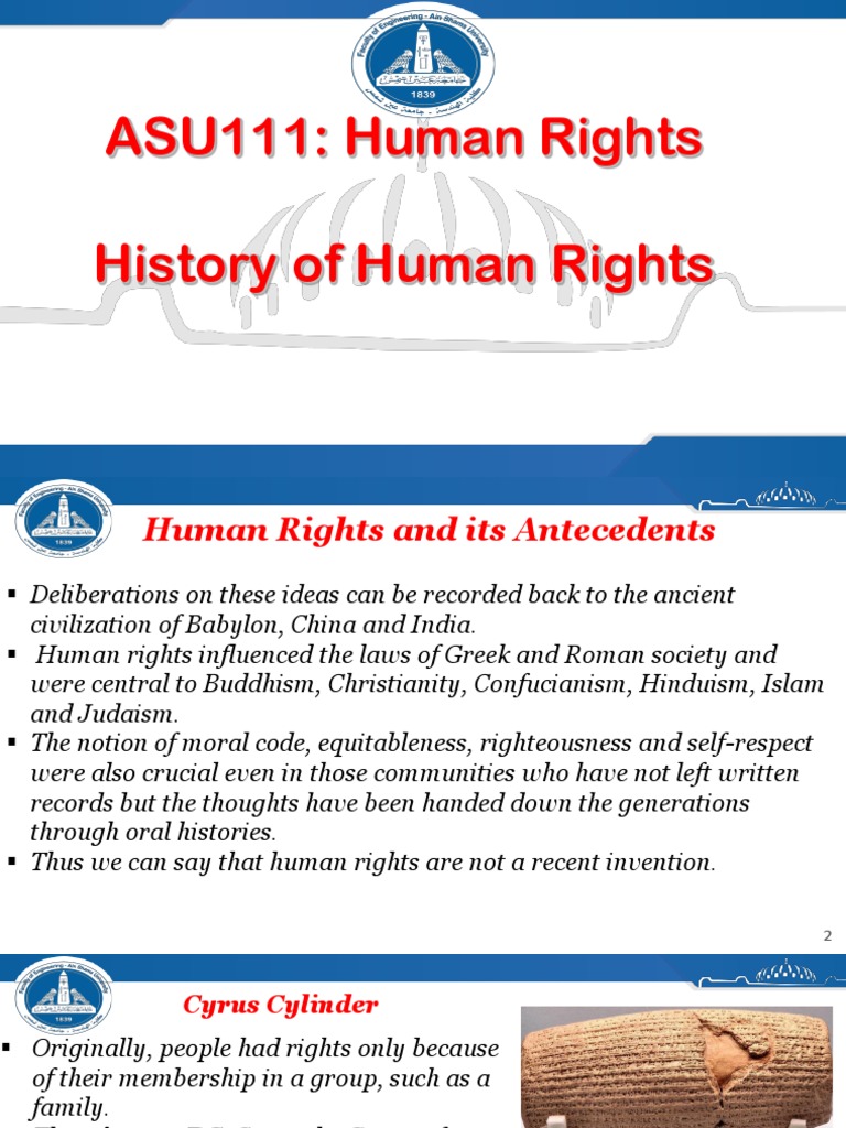History of Human Rights Overview | PDF
