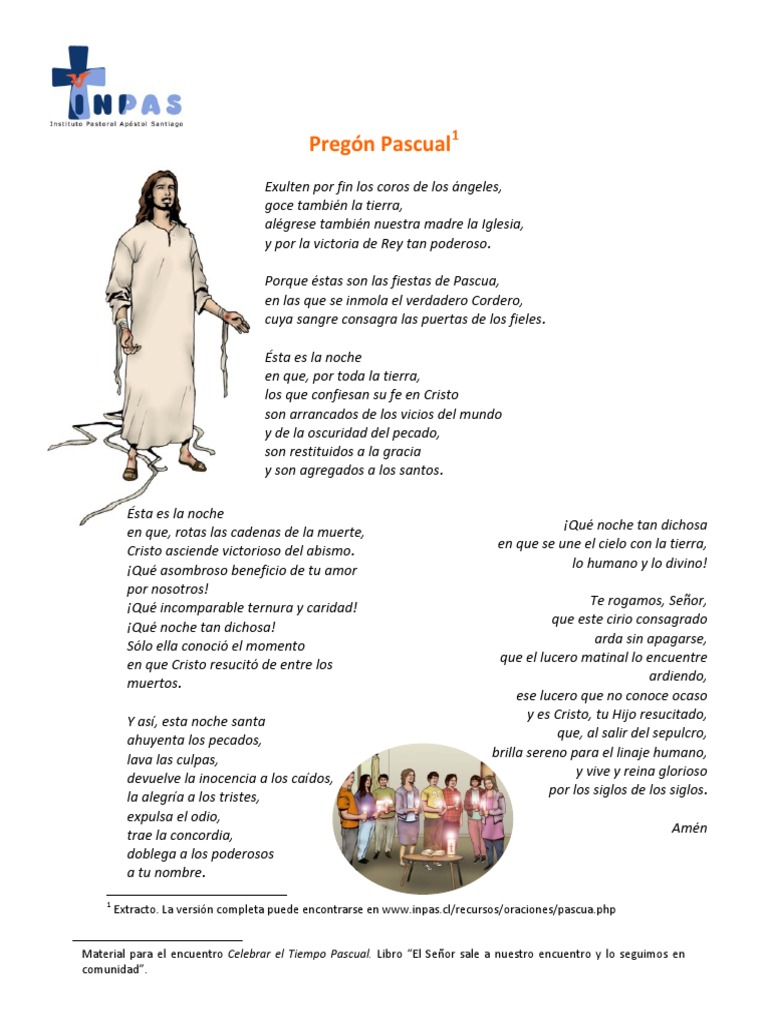Pregon Pascual | PDF | Cristo (título) | Creencia religiosa y doctrina