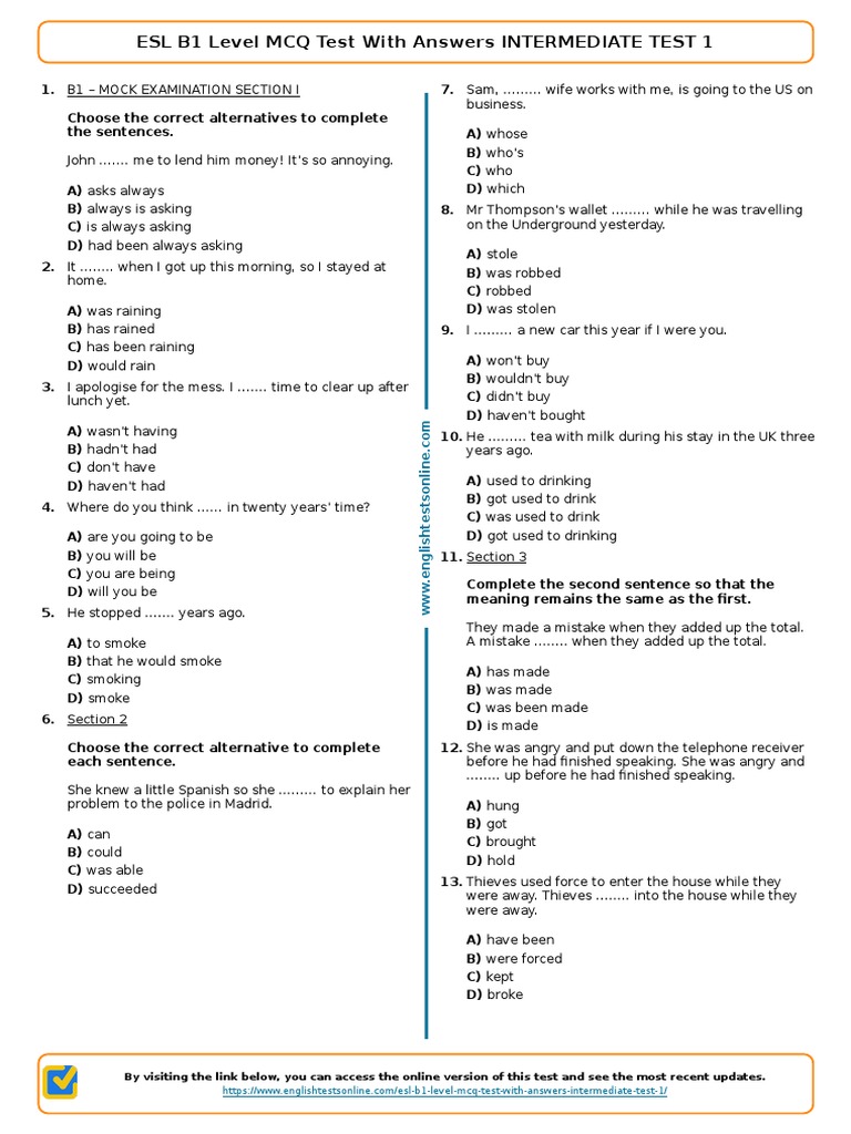 Ers Intermediate Test 1 | PDF | Speed Limit | Speed