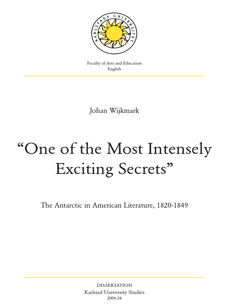 The Antarctic in American Literature, 1820-1849 | PDF