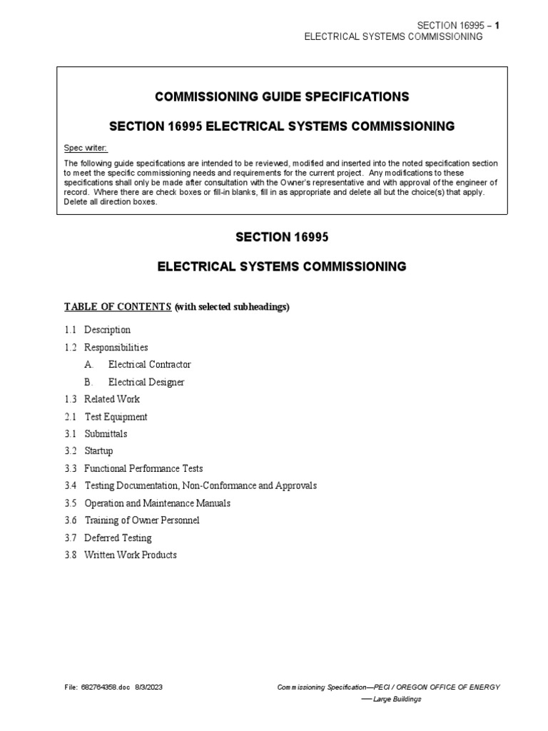 Guide 16995 | PDF | Specification (Technical Standard)