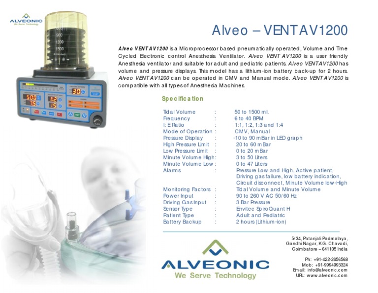 Alveo Vent Av 1200 | PDF