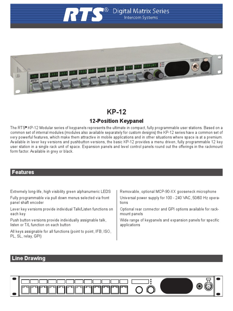 kp12 Rts Datasheet | PDF