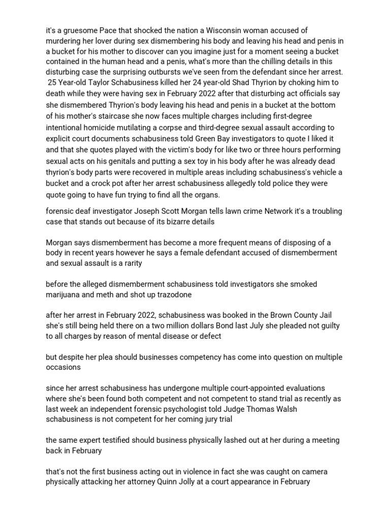 Script | PDF | Murder | Competence (Law)