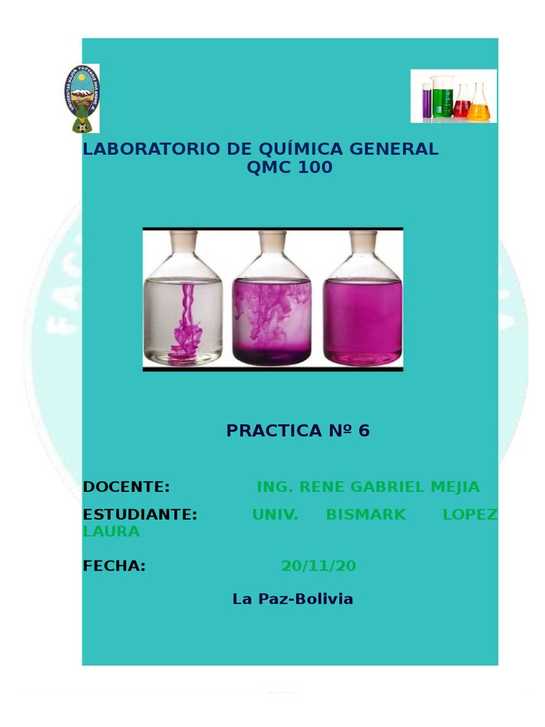 Disoluciones Infome de Quimica | PDF | Valoración | Química Disoluciones Infome de Quimica | PDF | Valoración | Química