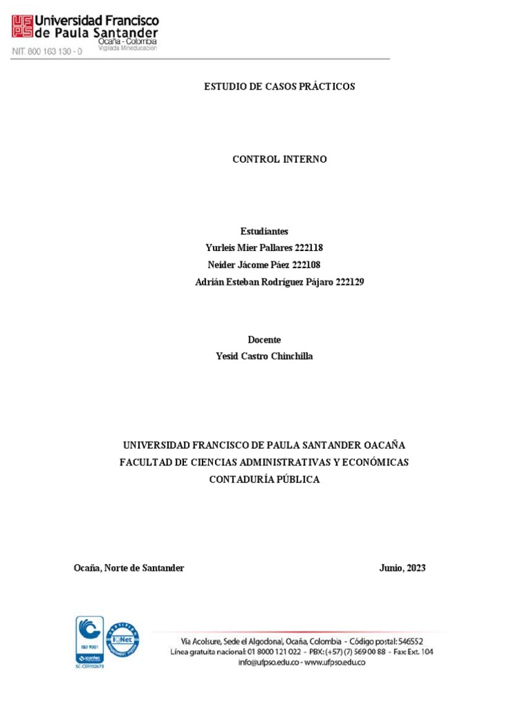 Taller Practico Estudio de Casos | PDF