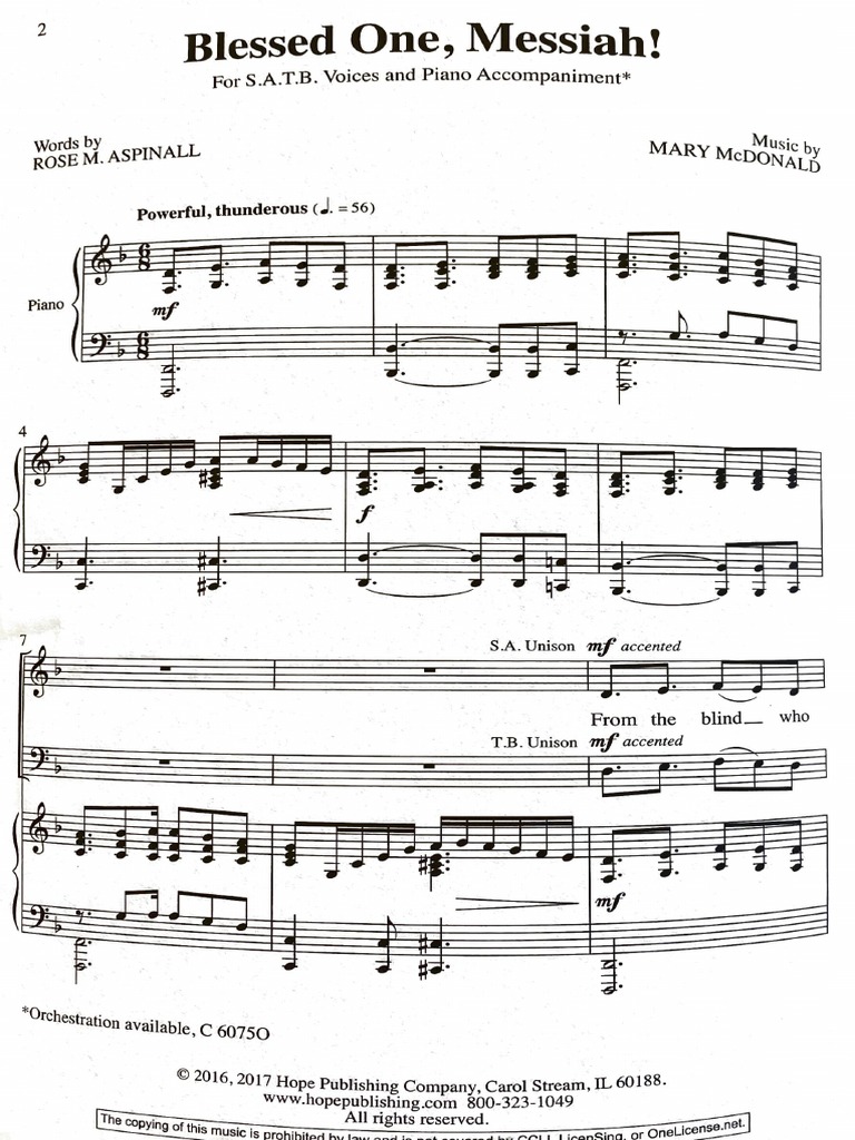 Blessed One Messiah | PDF