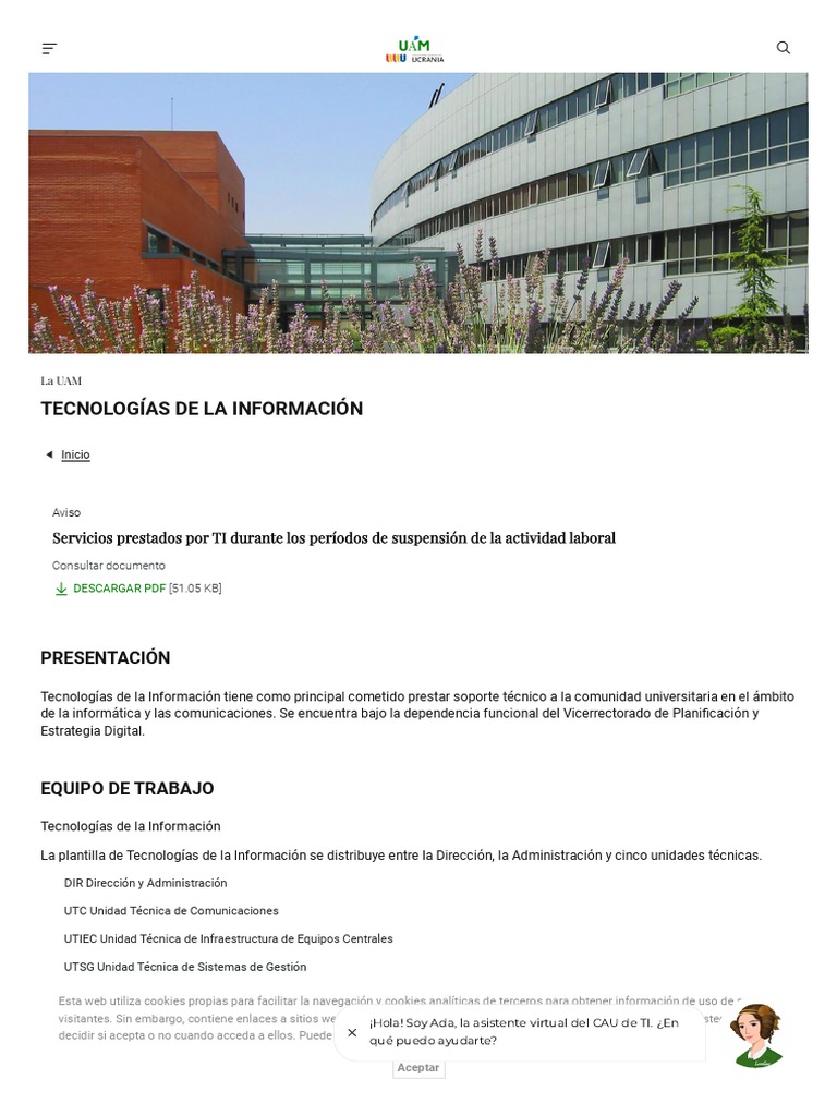 Tecnologías de La Información - UAM | Descargar gratis PDF | Cookie ...