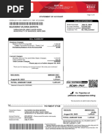 Sample of PLDT Bill | PDF | Credit Card | Cheque