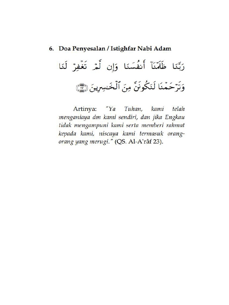 Doa Istighfar | PDF