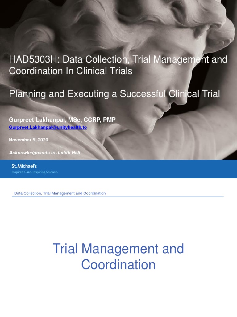 Lecture 9 - Trial Management | PDF