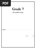 Mathematics Worksheet For Year 7 Cambridge | PDF | Litre | Area