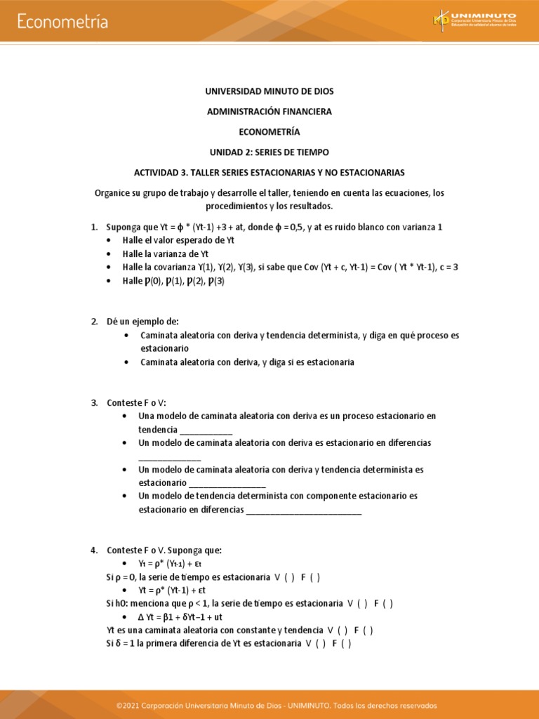 Uni2 Act3 Tal Ser Est No Est | PDF | Métodos y materiales de enseñanza
