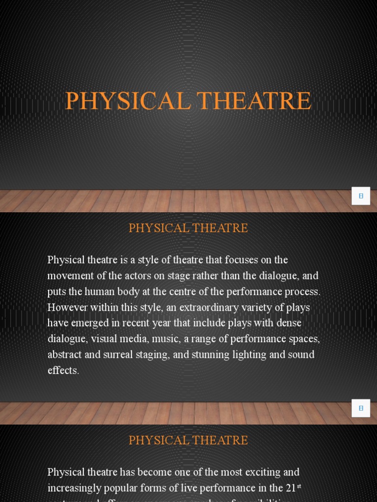 Physical Theatre | PDF | Theatre | Dances