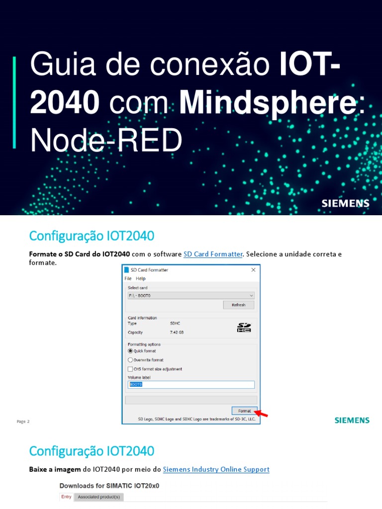 Configuração IOT2040 Mindsphere | PDF