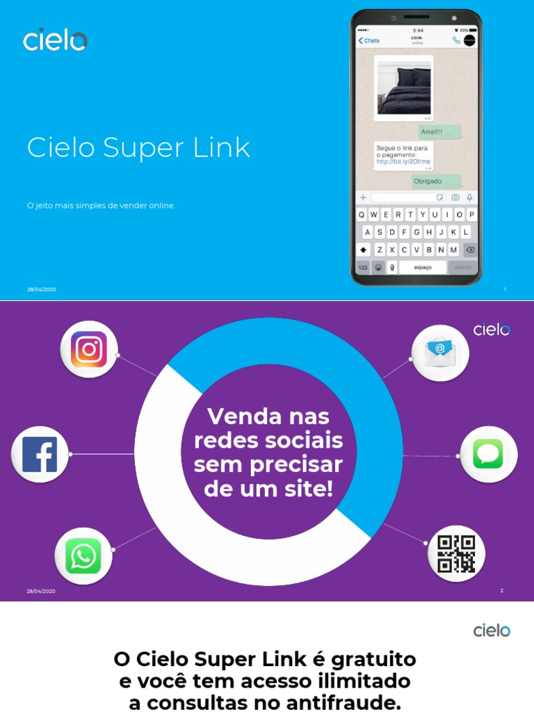 Como Usar o Cielo Super Link | PDF | E-commerce | YouTube