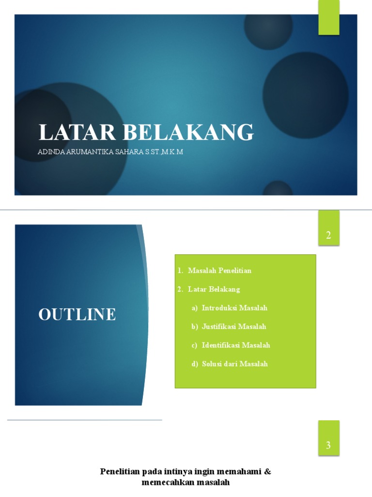 Latar Belakang | PDF