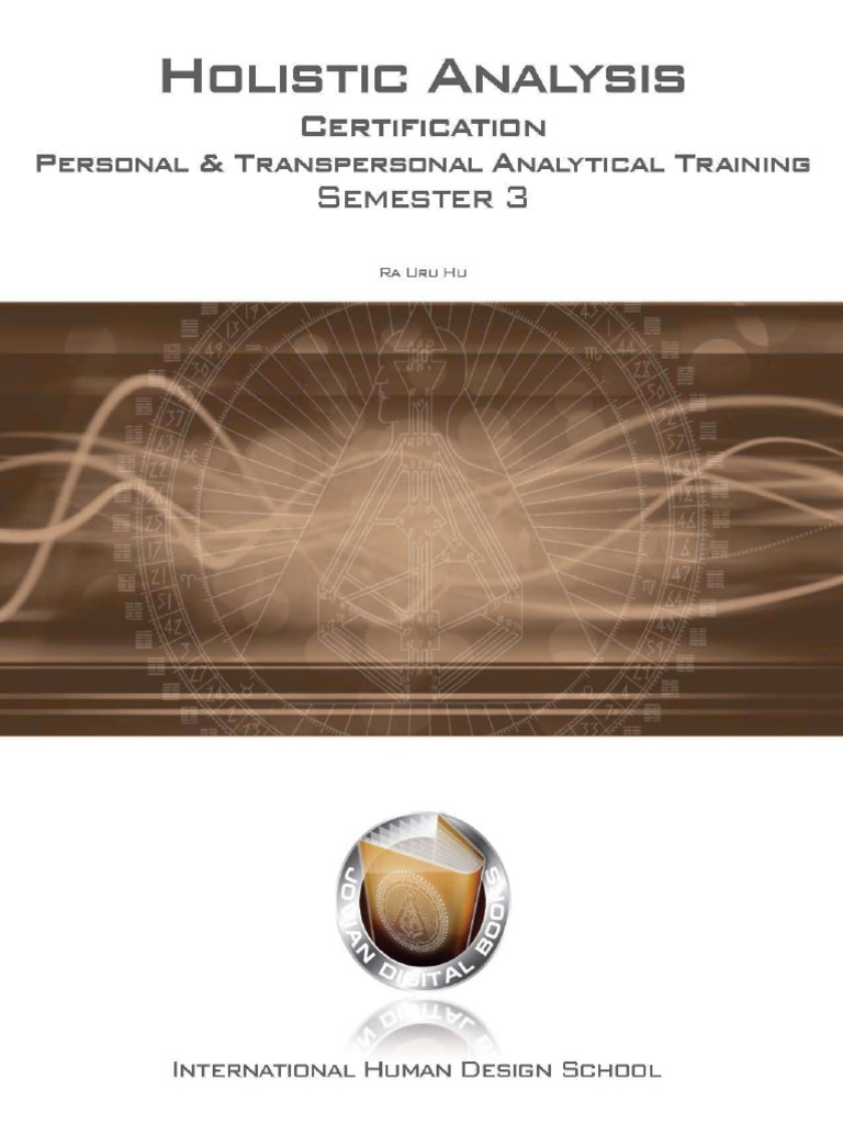 Holistic Analysis 3 Certification Preview | PDF | Experience