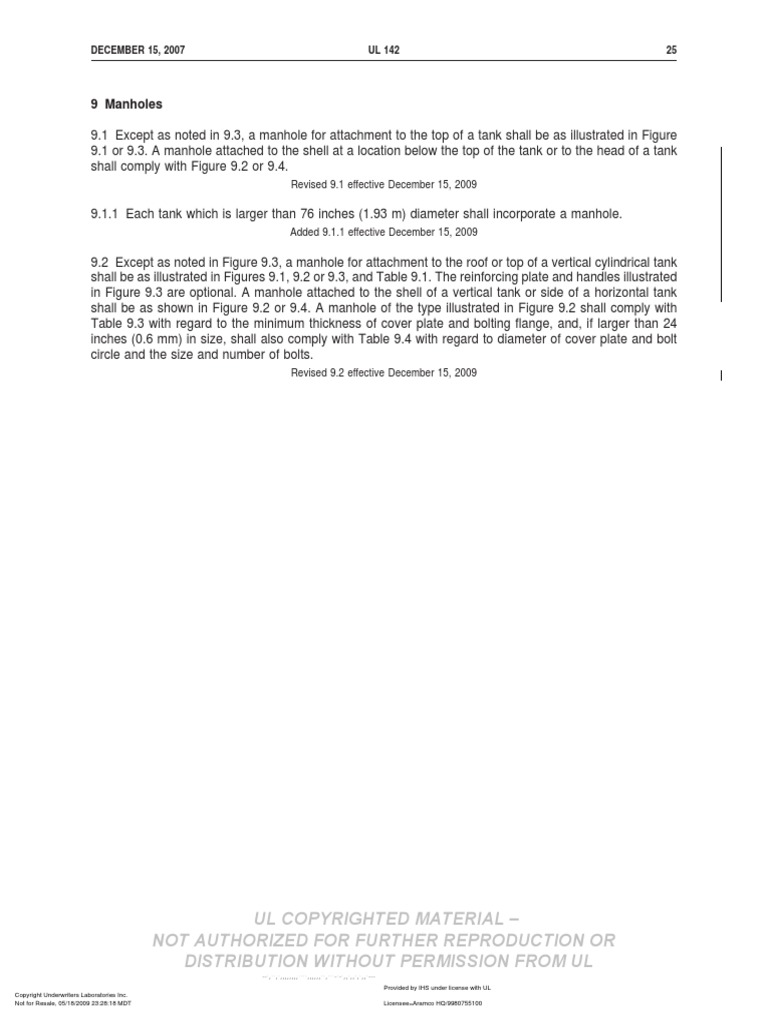 Ul142 - 2 | PDF | Screw | Copyright