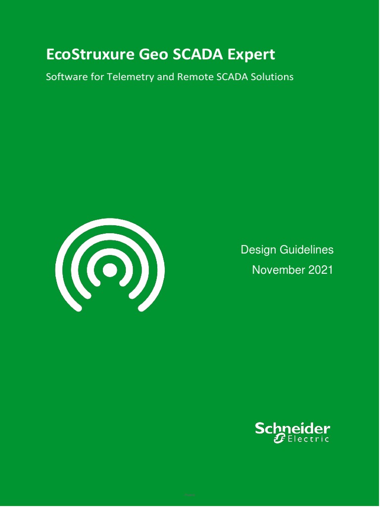 Geo SCADA Expert Design Guidelines v3.0 - EN - 2021 | PDF | Scada | World Wide Web