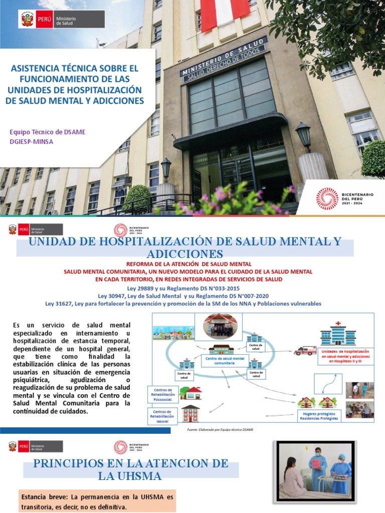 Asistencia NORMA Técnica UHSMA 3 Feb 2023 | PDF | Hospital | Salud mental