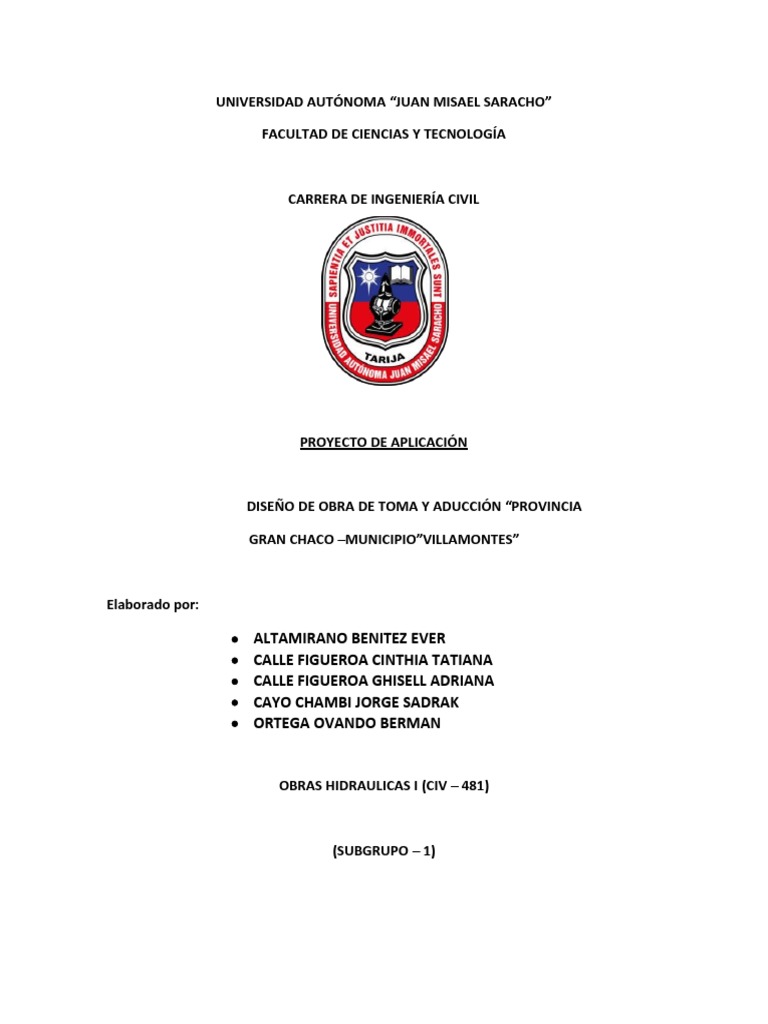 Proyecto Obras 2022 | PDF | Ingeniero civil | Ingeniería