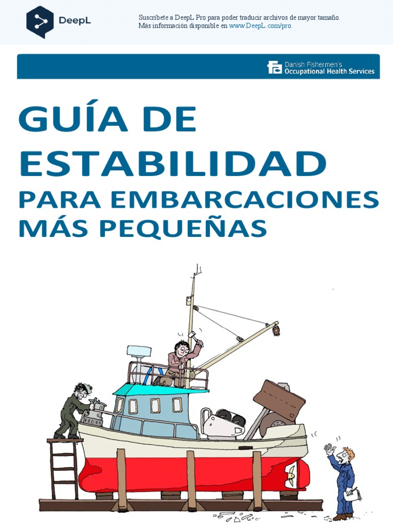 Guía de Estabilidad para Embarcaciones Más Pequeñas | Descargar gratis PDF | Buques | Envío