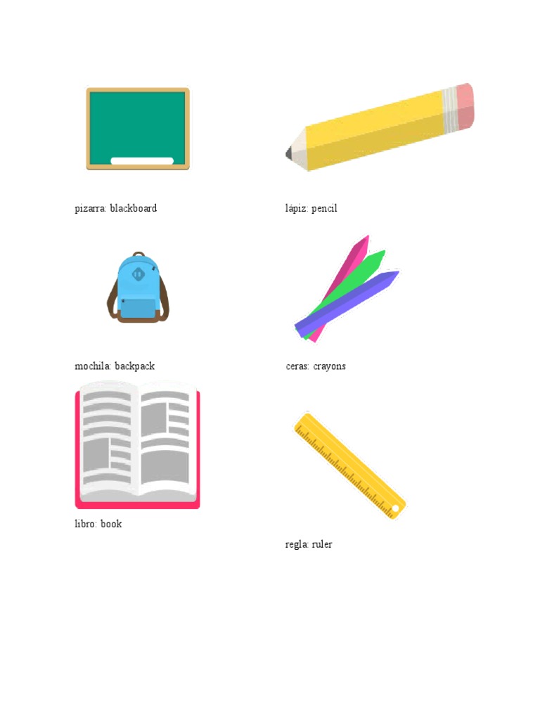 Utiles en Ingles | PDF