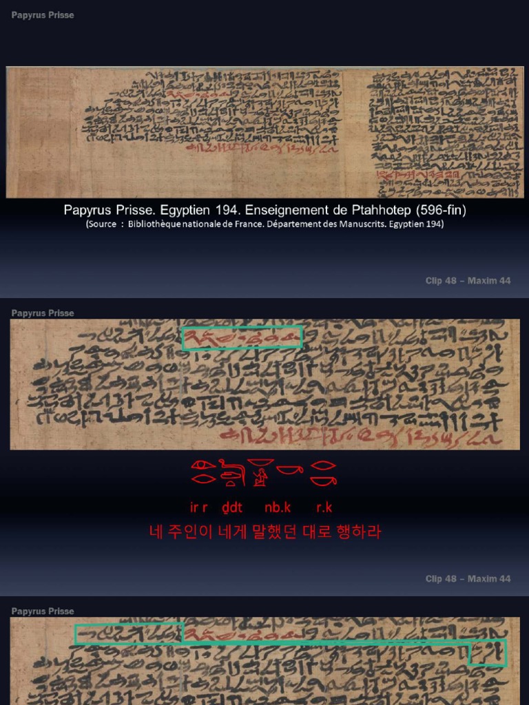 Instruction of Ptah-Hotep - Final | PDF