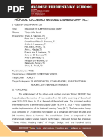 NLC Sample Class Program and Schedule | PDF