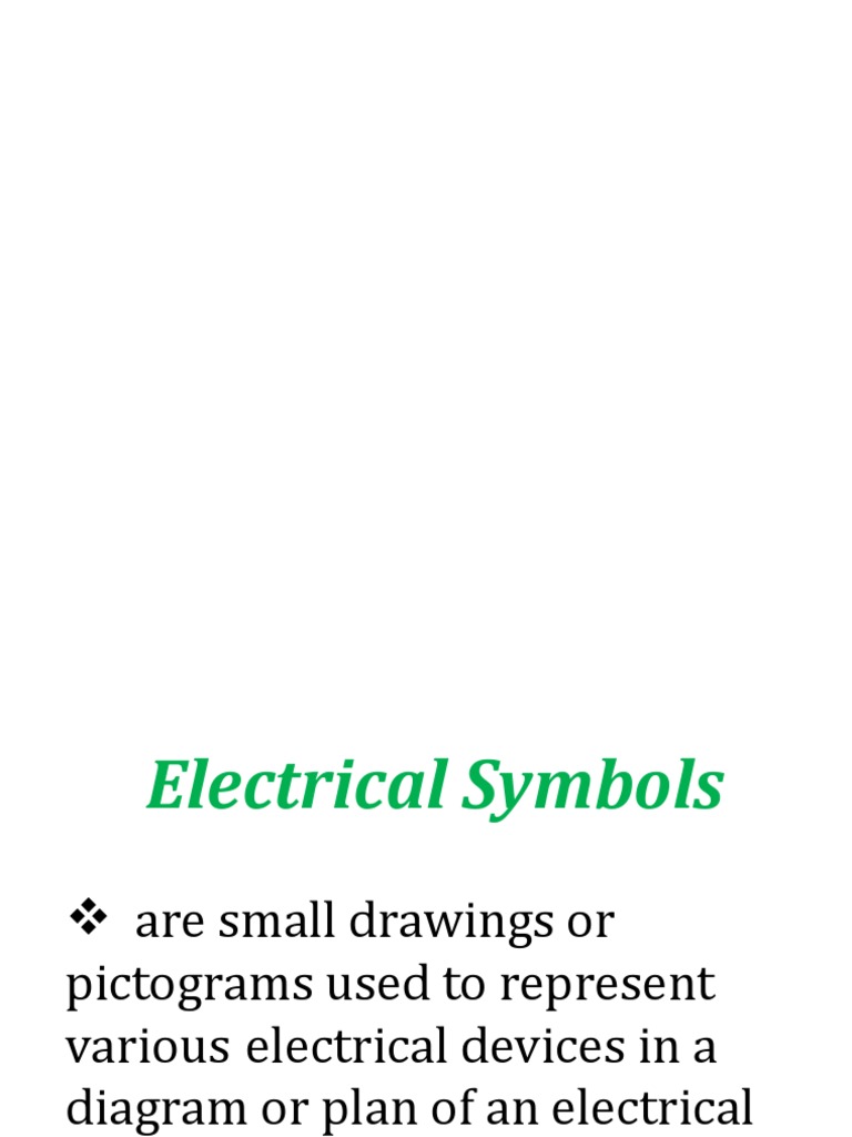 Electrical Symbols | PDF