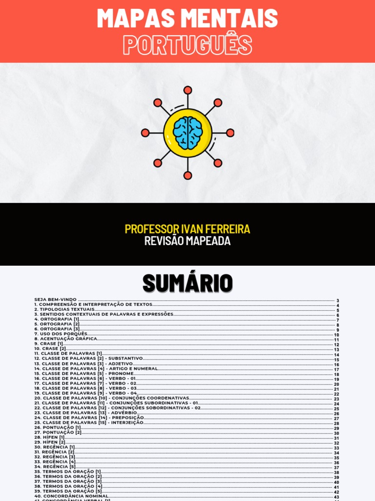 42 - Mapas Mentais - Portugues | PDF