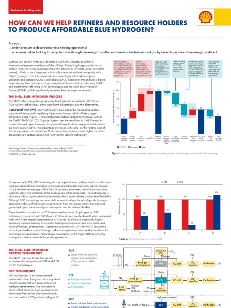 Blue H2 Briefing Note | PDF | Carbon Capture And Storage | Hydrogen