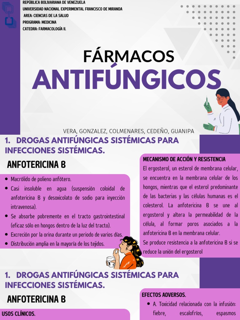 Farmacos Antifungicos | PDF | Candidiasis | Medicina CLINICA